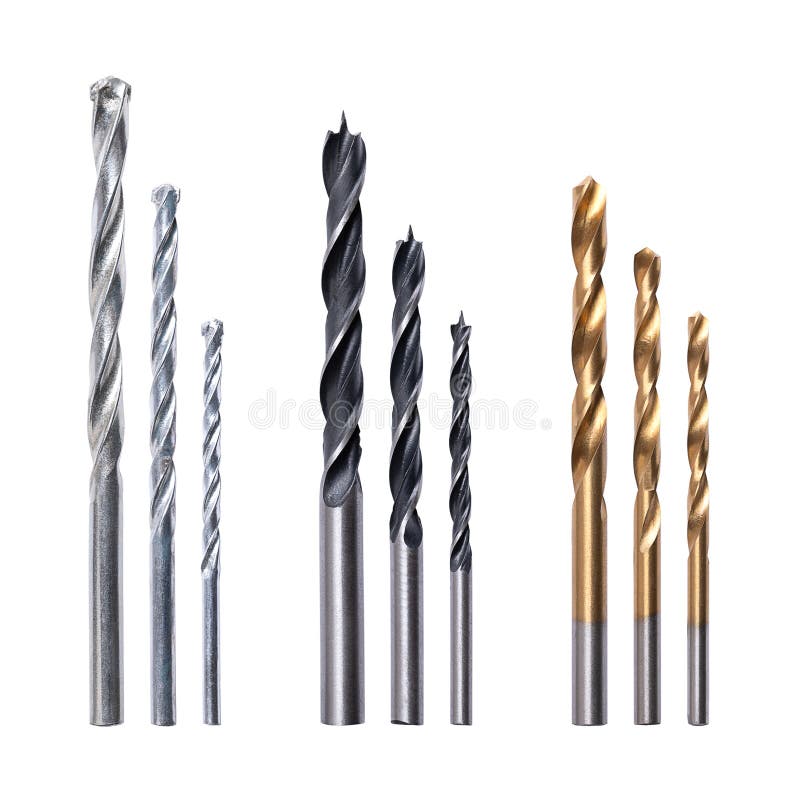 Drill Bit Set, Three Sizes for Drilling Wall, Wood and Metal Stock ...