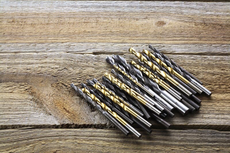 Drill Bit Set stock image. Image of home, wrench, texture - 83367935