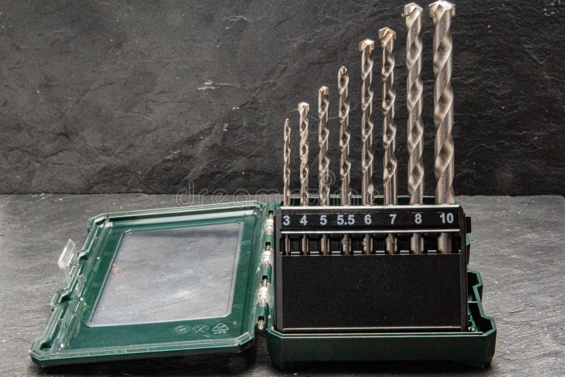 Drill bit wall stock image. Image of metal, drill, background - 165441235