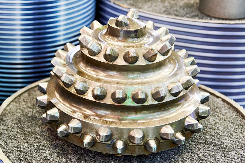 Drill bit for well stock image. Image of tool, cutting - 118972417