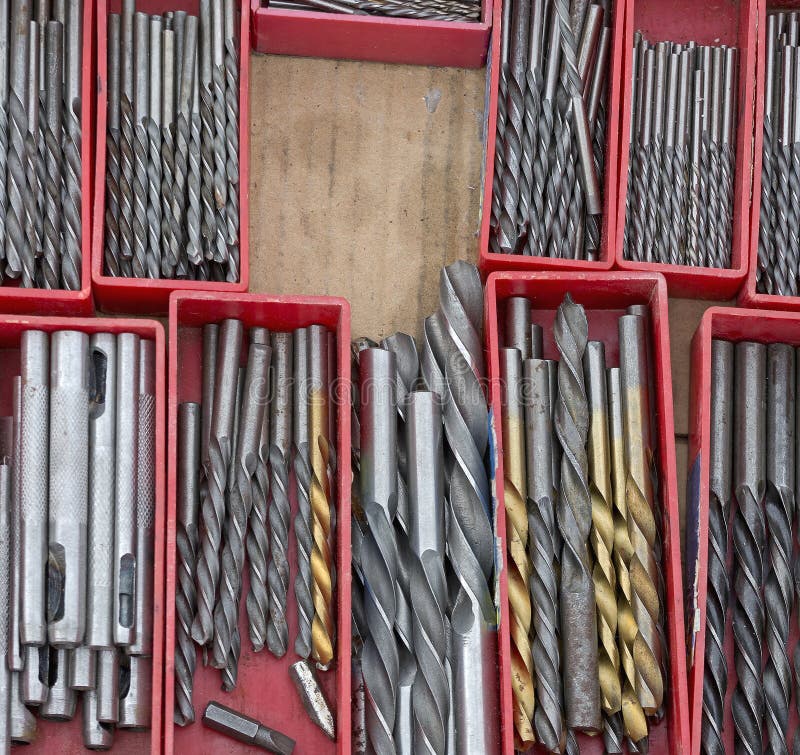 Drill bits stock photo. Image of tools, quality, equipment - 47574316
