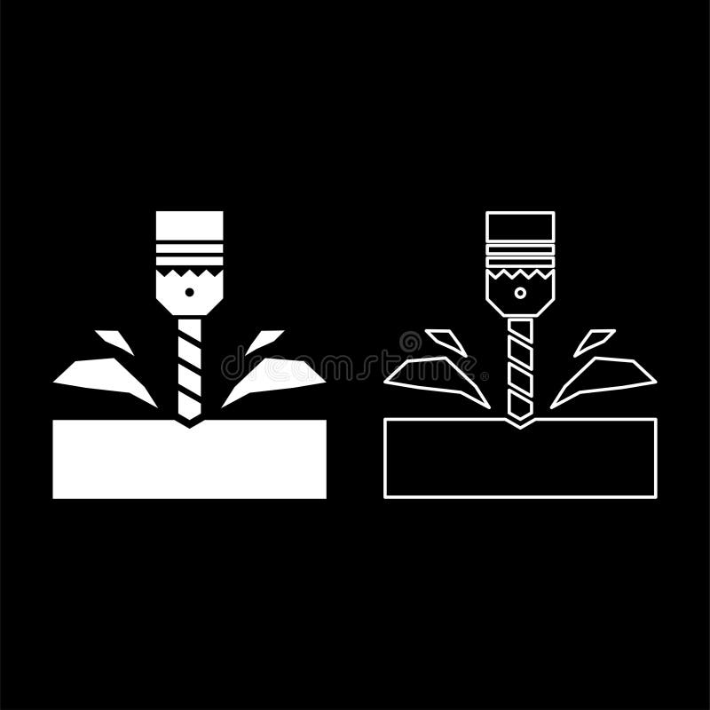 Industrial Drill Bit Icon Stock Illustrations – 2,155 Industrial Drill ...
