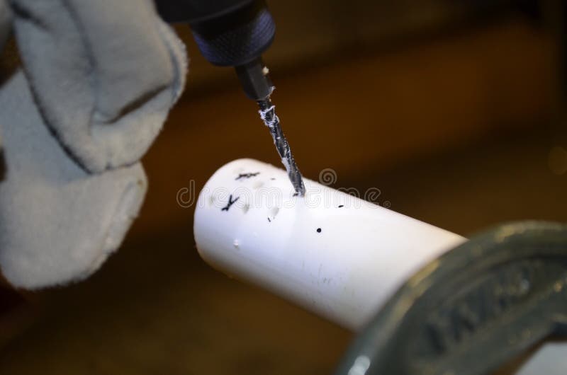 Drill stock image. Image of drilling, finger, pipe, gloves - 50760505