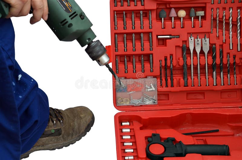 Various Type of Drill Bits IV Stock Photo - Image of steel, metallic ...