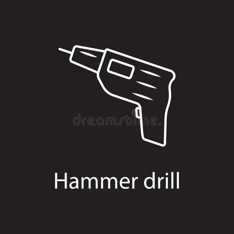 Drill Icon Icon. Simple Element Illustration. Drill Icon Symbol Design ...