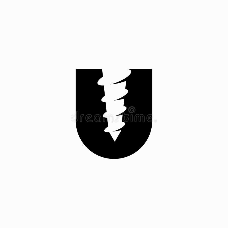Drill Logo Sign Vector Template Stock Vector - Illustration of element ...
