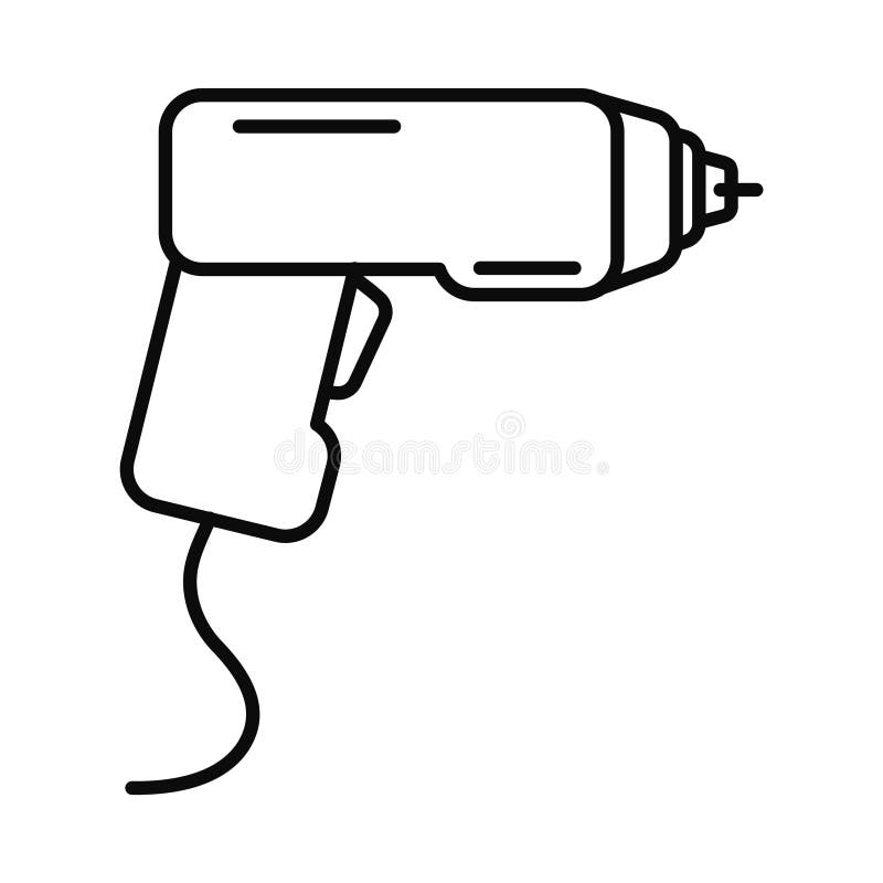 Drill, Drill Machine, Electric Drill Machine Icon Stock Vector ...