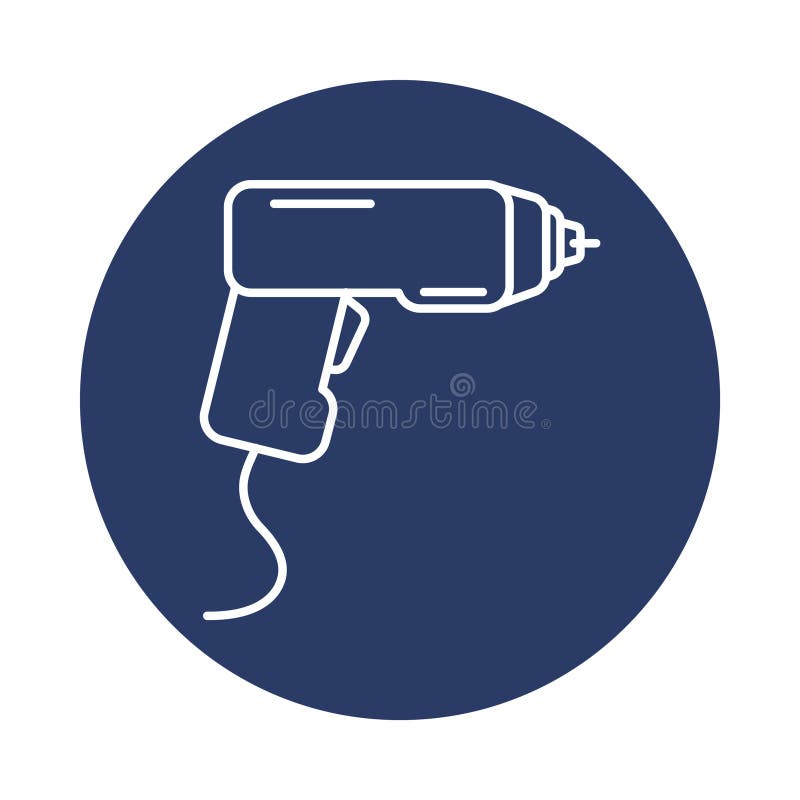 Drill, Drill Machine, Electric Drill Machine Icon Stock Vector - Illustration of work ...