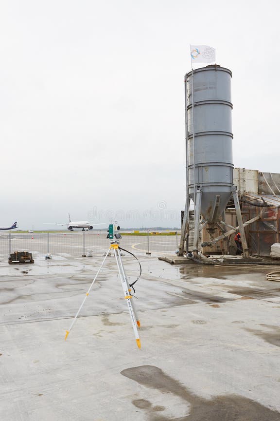 Drill Machines Works on Runaway Editorial Stock Photo - Image of ground ...