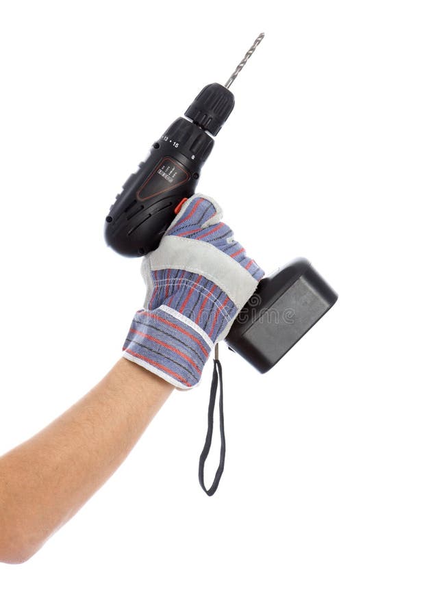 Drill In A Man Hand Picture. Image: 7912036