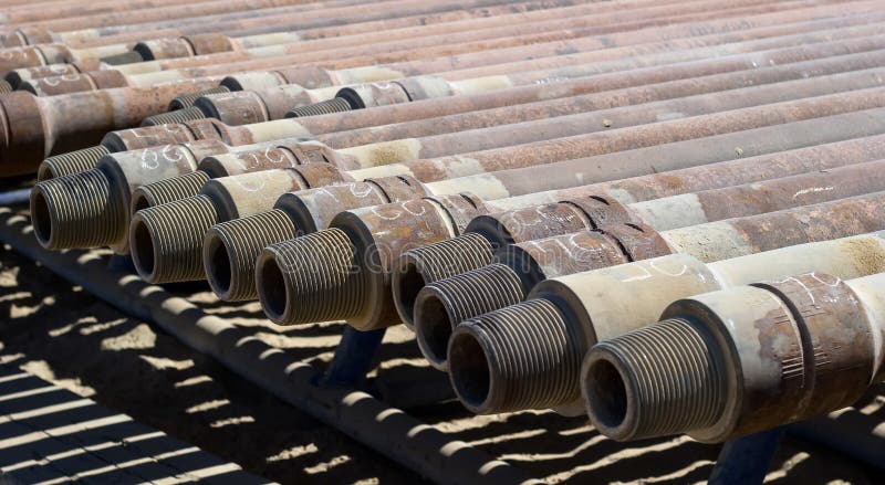 Drill pipes. stock image. Image of drill, walks, working - 76945455