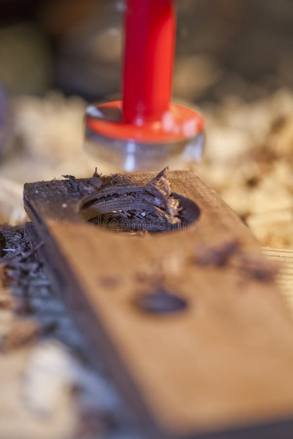 Drill Press in Motion stock photo. Image of forstner - 28775096