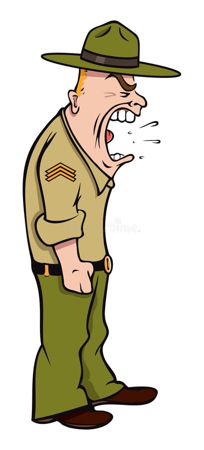 Army Sergeant Cartoon