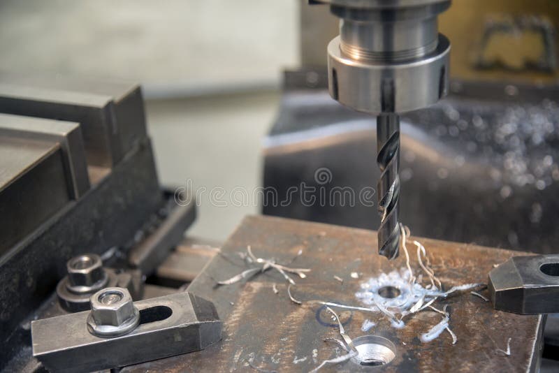 The Drill Tool Make the Hole Stock Photo - Image of engineering ...