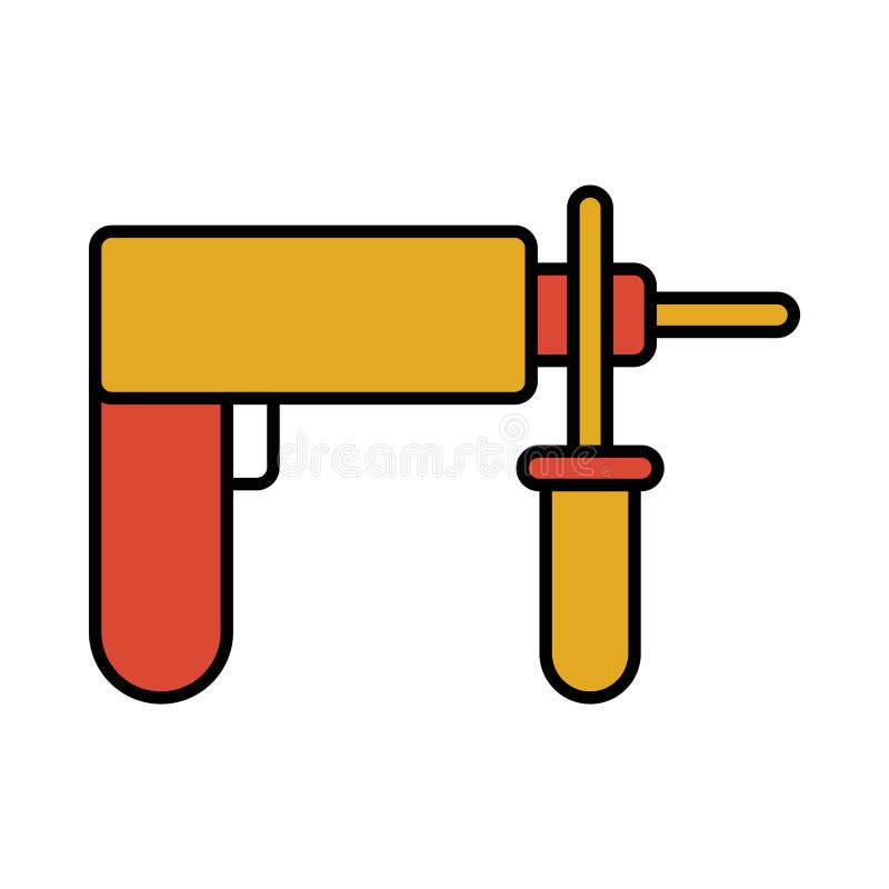 Drill, Tools, Work, Wall Drill, Electric Hand Drill Icon Stock Vector ...