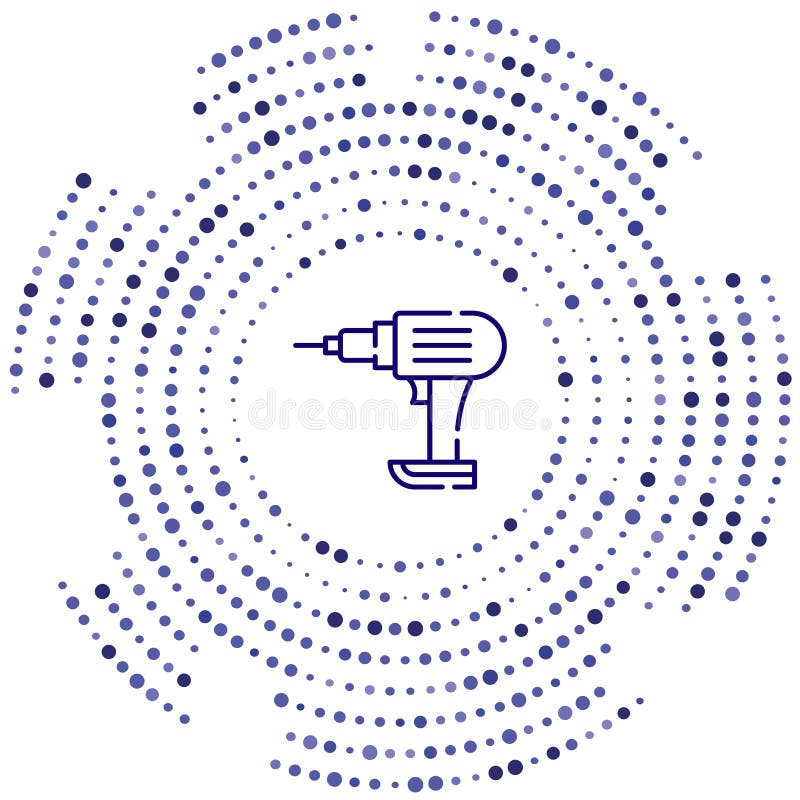 Drill Vector Icon. Drill Editable Stroke. Drill Linear Symbol for Use ...