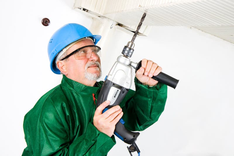 Drilling stock image. Image of construction, inside, repairing - 13790165