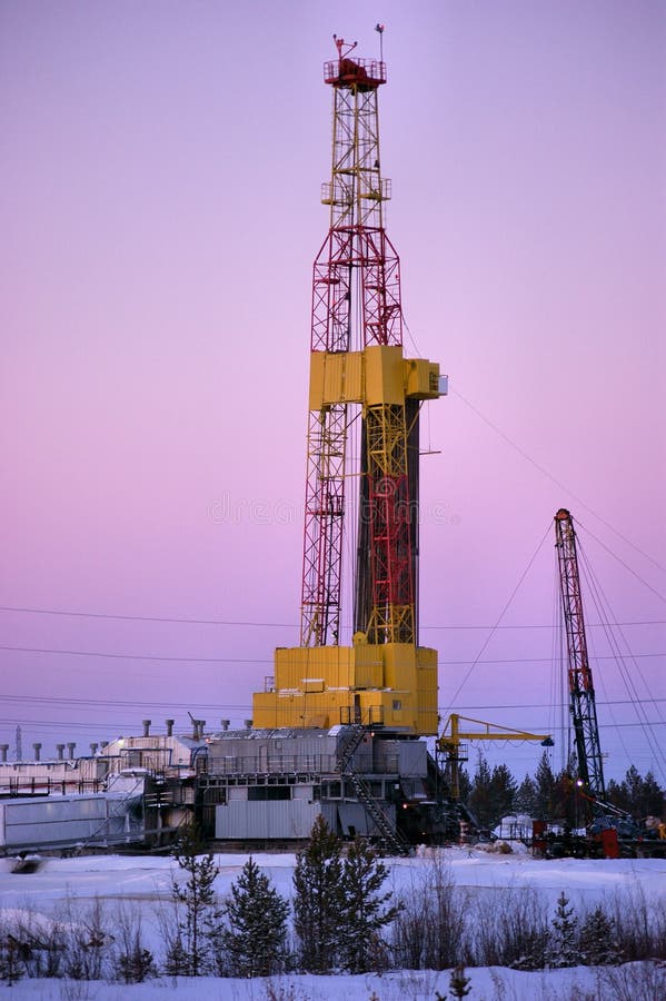 Drilling stock image. Image of russia, yamal, north, production - 27527249