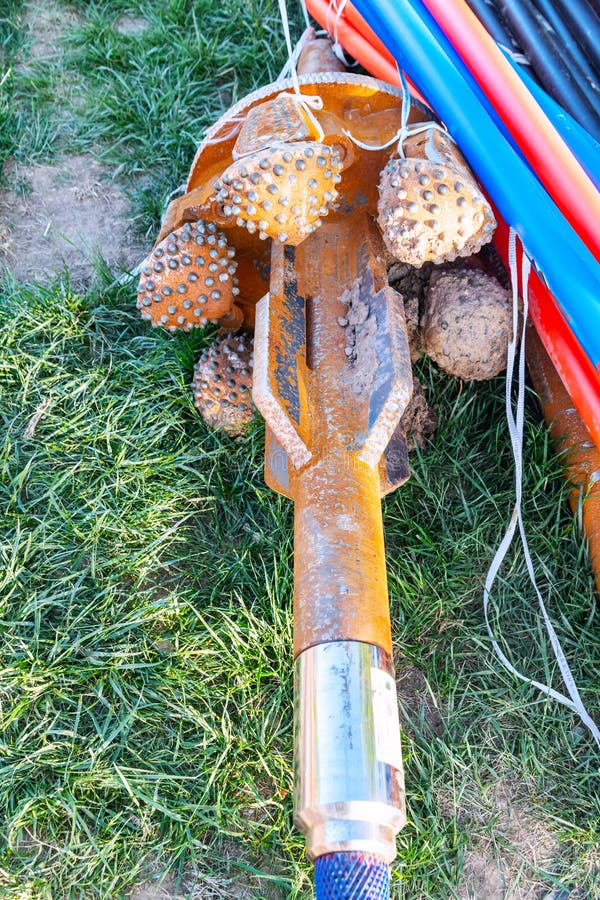 Drilling Equipment for Horizontal Drilling and Cable Laying Stock Image ...