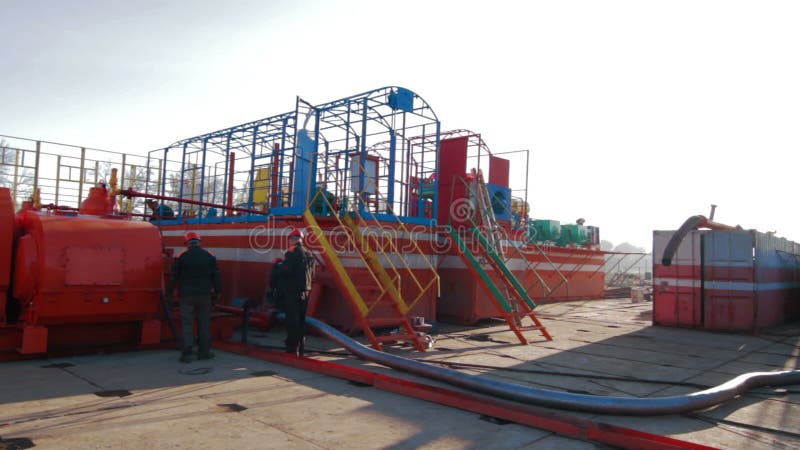 Drilling Fluid Circulation System Stock Video - Video of energetics ...