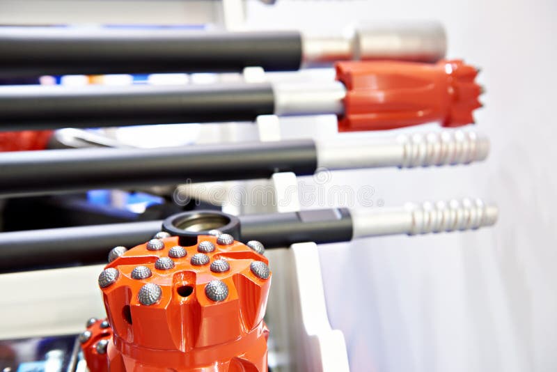 Drilling head for mining stock photo. Image of cutter - 147007378