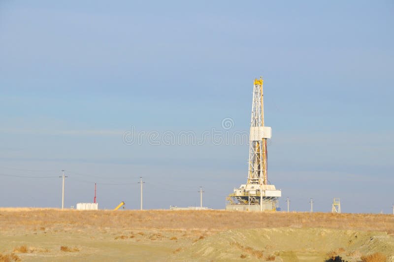 The onshore drilling rig stock image. Image of steel - 178516009