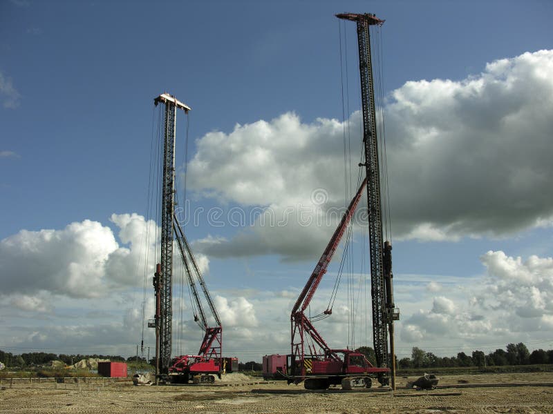 Drilling machine stock photo. Image of large, works, machine - 263176