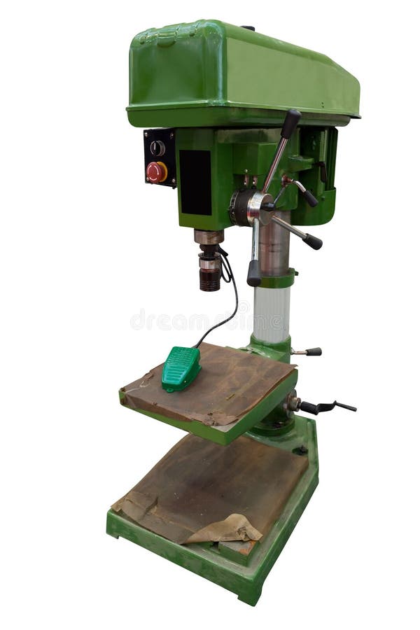 Drilling machine stock image. Image of machineshop, fabrication - 27856113