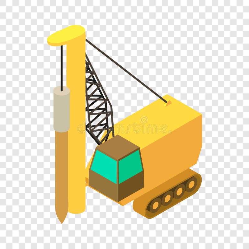 Drilling Machine Icon, Isometric 3d Style Stock Vector - Illustration ...