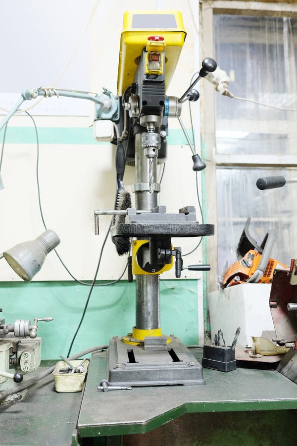 Drilling machine stock photo. Image of tool, workshop - 20425112
