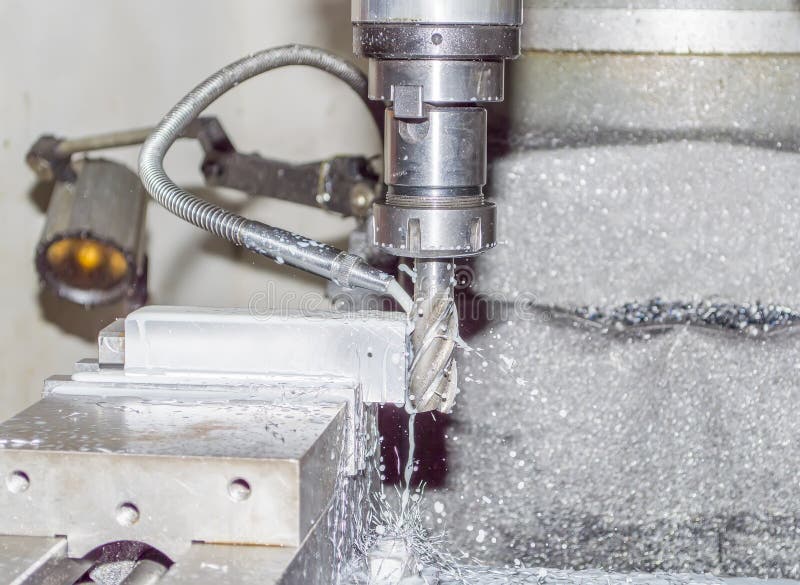 Drilling Machine,machining Center,milling Stock Image - Image of ...