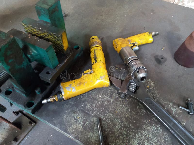 Drilling Machine Metal Galvanis Stock Photo - Image of inside, galvanis ...