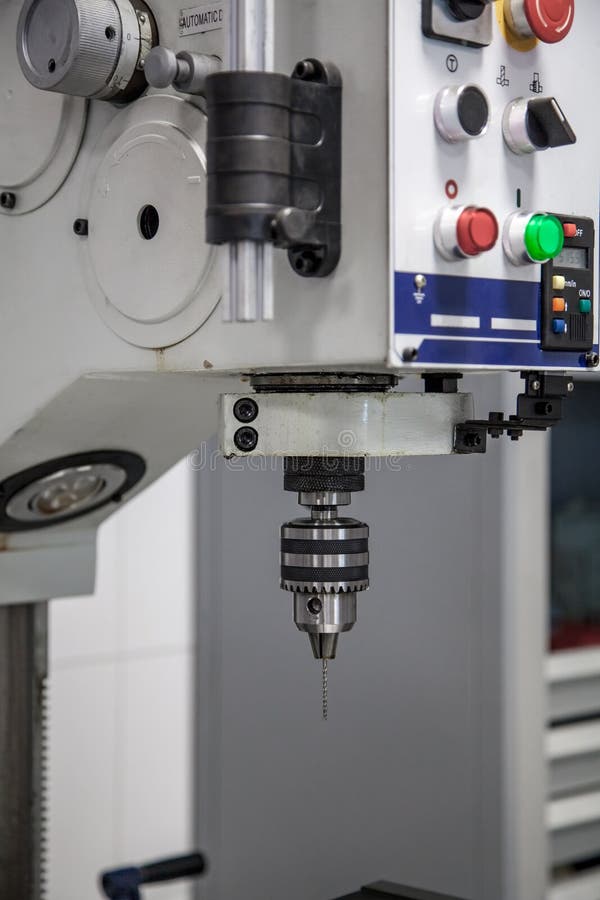 Modern Workshop Drilling Machine. a Machine for Drilling Holes in ...