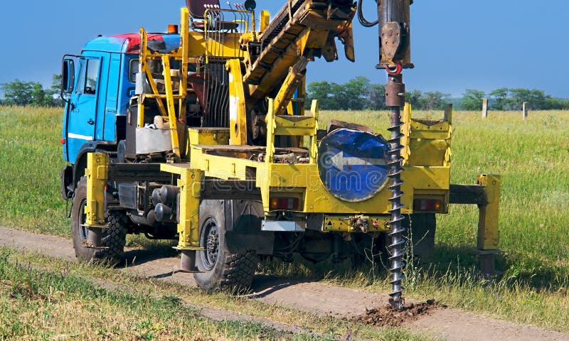 The Drilling Machine Produces Engineering and Geological Surveys for ...