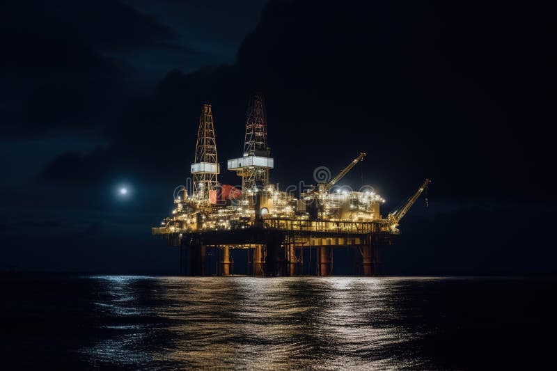 Offshore Drilling Lights Stock Illustrations – 49 Offshore Drilling ...