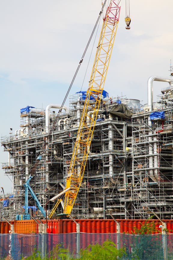 Drilling Platform Under Construction Stock Image - Image of petroleum ...