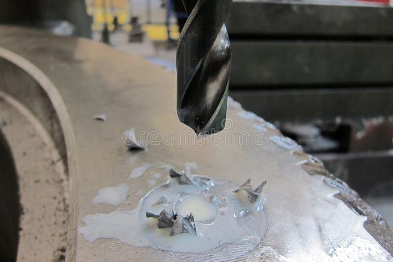 Drilling process stock photo. Image of hole, drill, industrial - 55732946