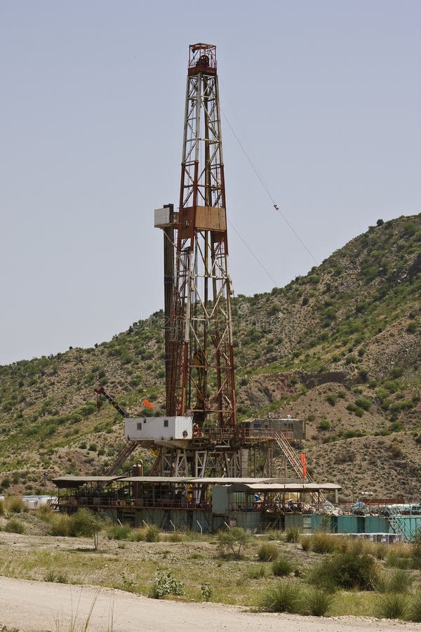 Drilling rig stock photo. Image of exploration, oilrig - 4419010