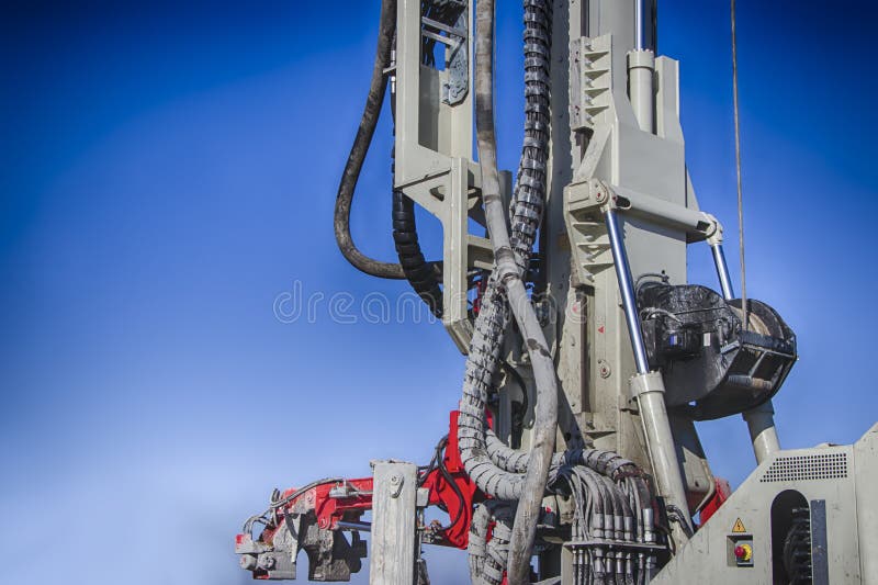 Drilling Rig. Drilling Deep Wells. Coring Stock Photo - Image of energy ...