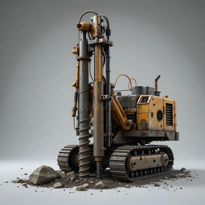 Track Drilling Machine Stock Illustrations – 159 Track Drilling Machine ...