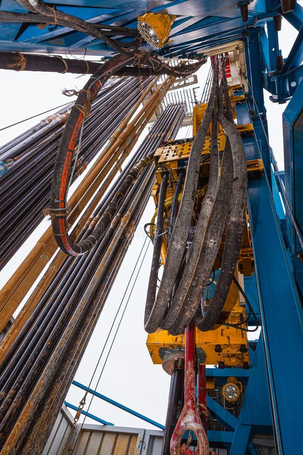 View Inside the Onshore Drilling Platform Stock Image - Image of ...