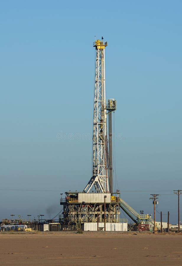 Desert Oil Well stock photo. Image of field, energy, hydrocarbons ...