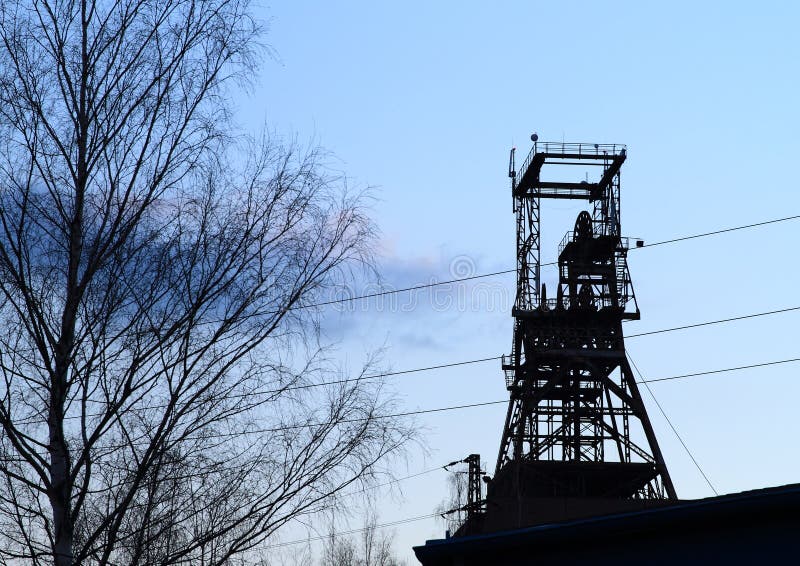 Drilling rig stock image. Image of pribram, uranium, czech - 51047715