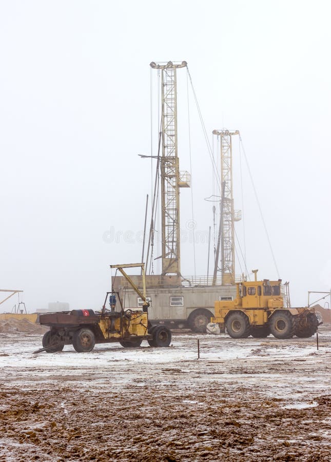 Drilling rigs stock image. Image of steppe, sellers, light - 83587885