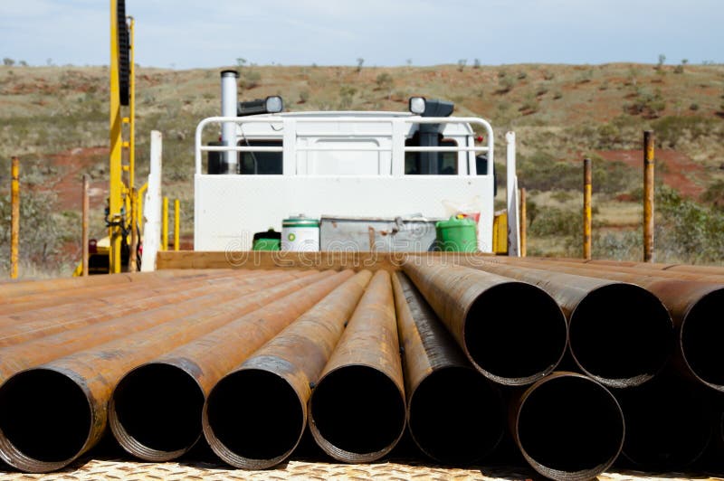 Drilling Rods stock photo. Image of mineral, drilling - 90529966