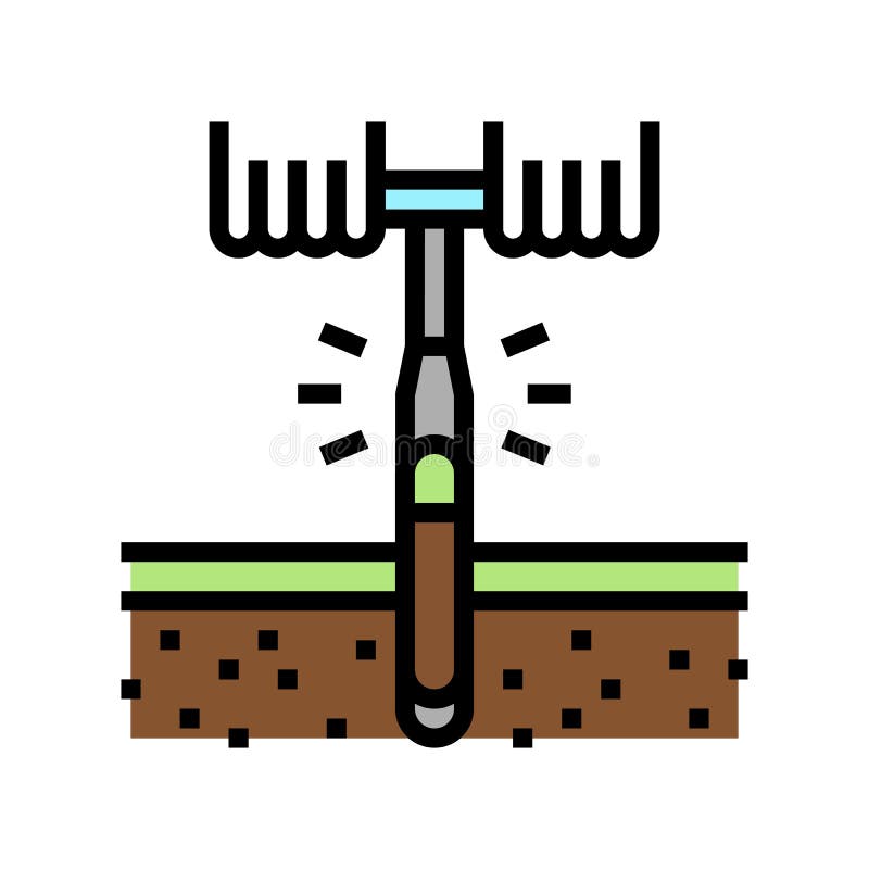 Drilling Tool for Soil Testing Color Icon Vector Illustration Stock ...