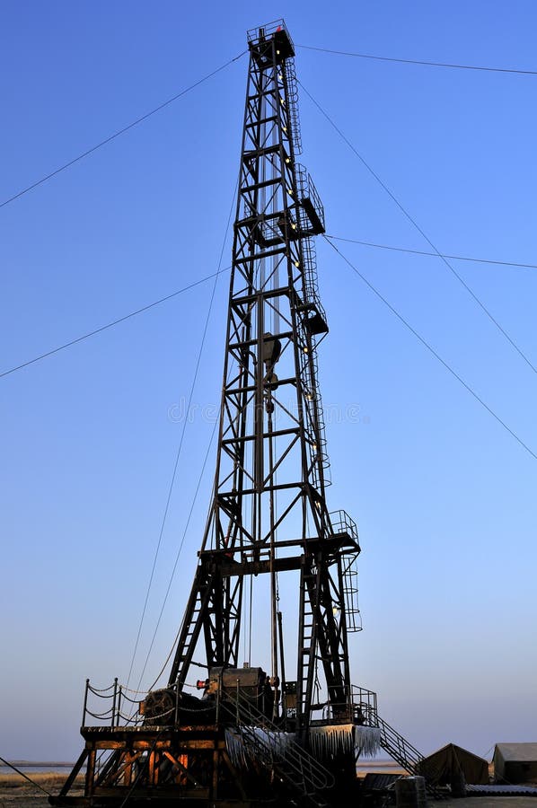 Drilling Rig stock photo. Image of electricity, blue, industry - 839550