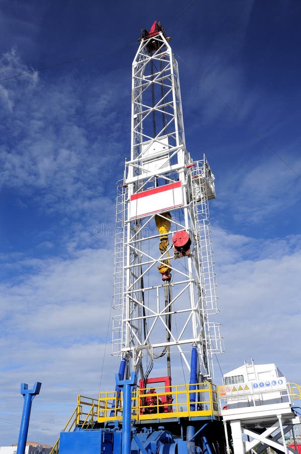 Drilling tower stock photo. Image of gasoline, equipment - 16785880