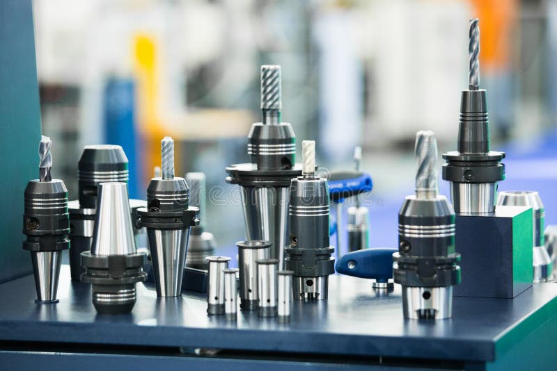 Drills and Equipment for Machines Stock Image - Image of metal ...