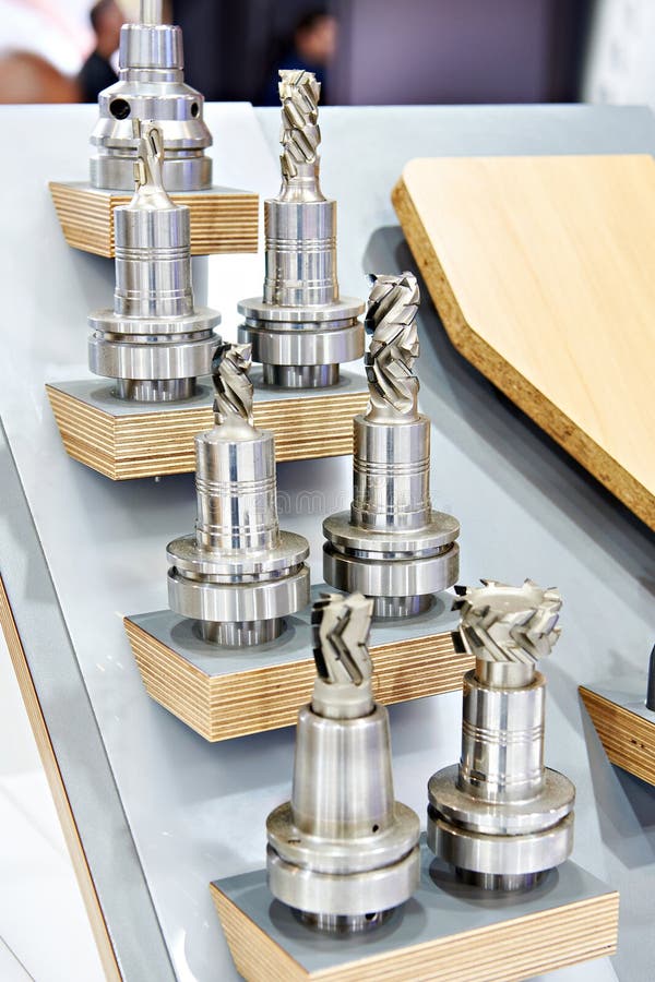 Drills and Mills for Wood Working Stock Photo - Image of macro, spiral ...